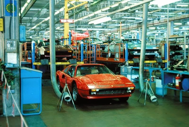 Ferrari 400: Back to the future: Ferrari factory and assembly line