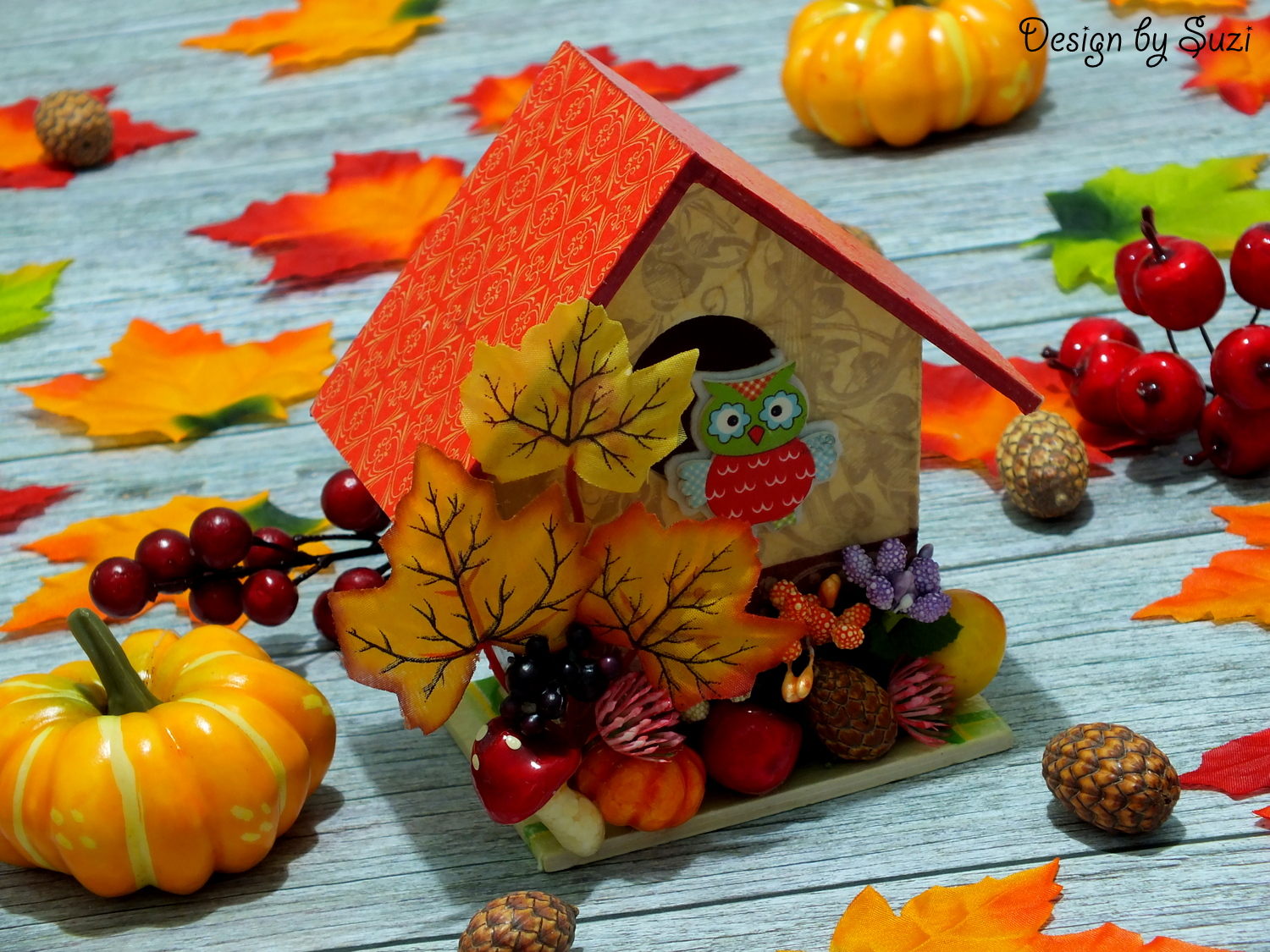 Búdka pre vtáčiky (Fallspiration #3) - Design by Suzi