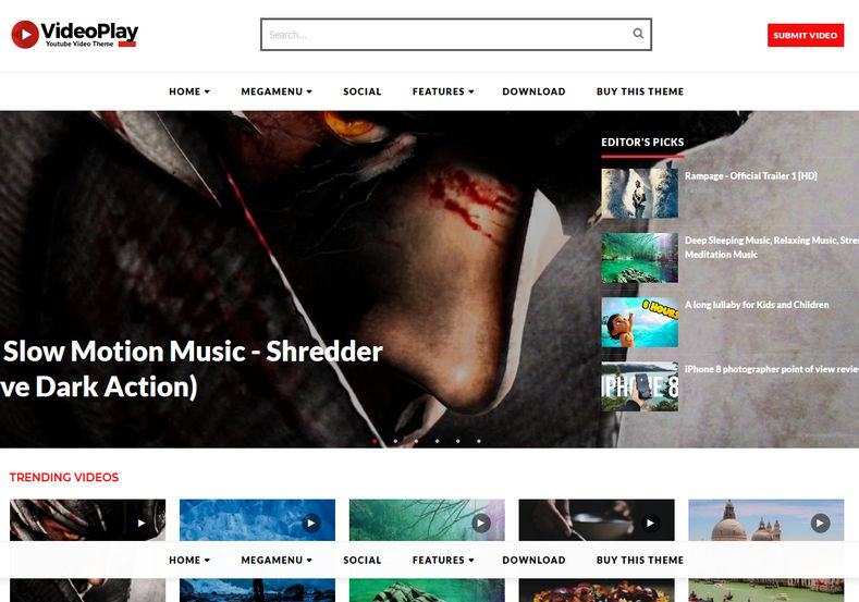 VideoPlay Blogger Template - Aliansi Template - Free Blog Template