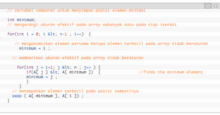 SORTING - Konsep Dasar, Selection Sort, Insertion Sort