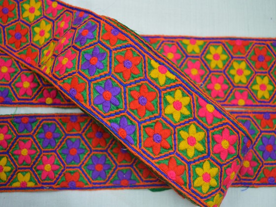 Indian Laces Borders and Fabric