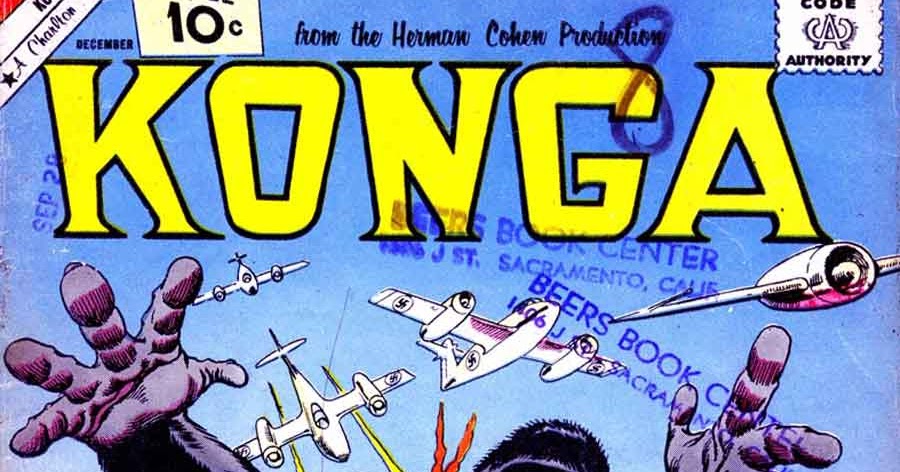 Konga #4 - Steve Ditko art & cover - Pencil Ink