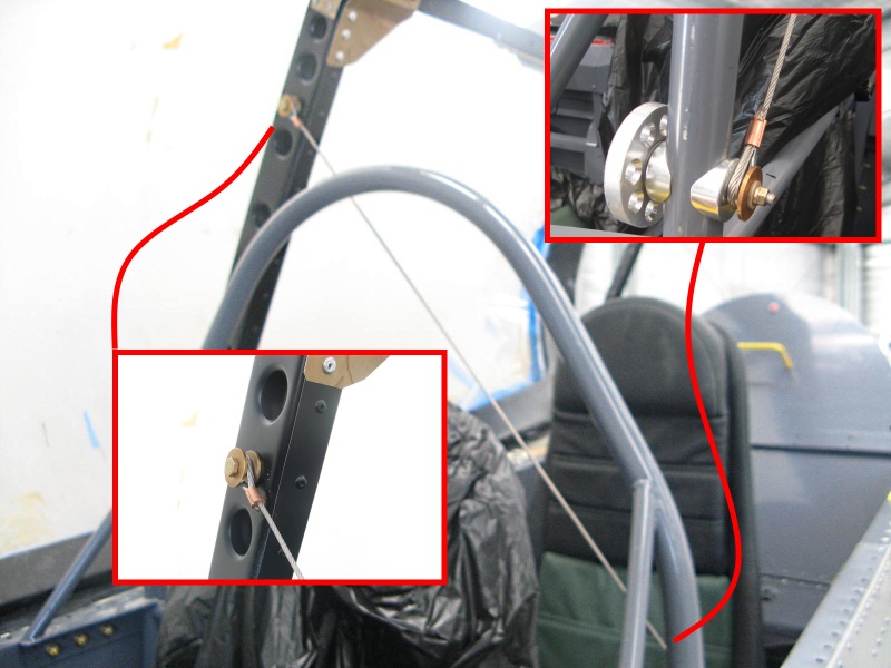 Flying Legend Tucano-R at Rylstone: Canopy - Restraint