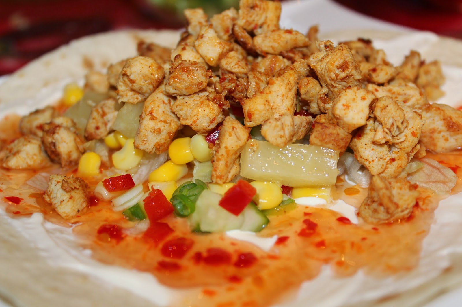Saladmaster Mat: Kylling wraps med sweet chili og creme fraiche