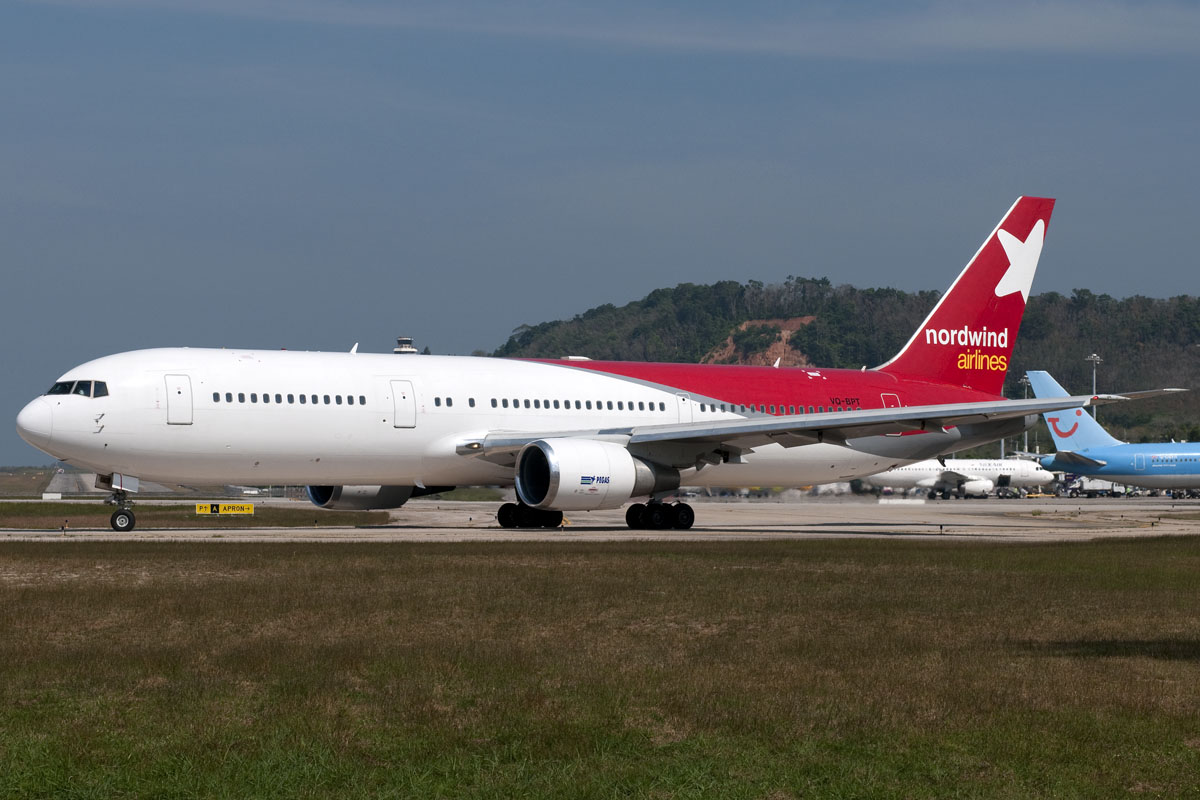 Spotter-Reports: Nordwind Airlines B763 VQ-BPT - Phuket Report