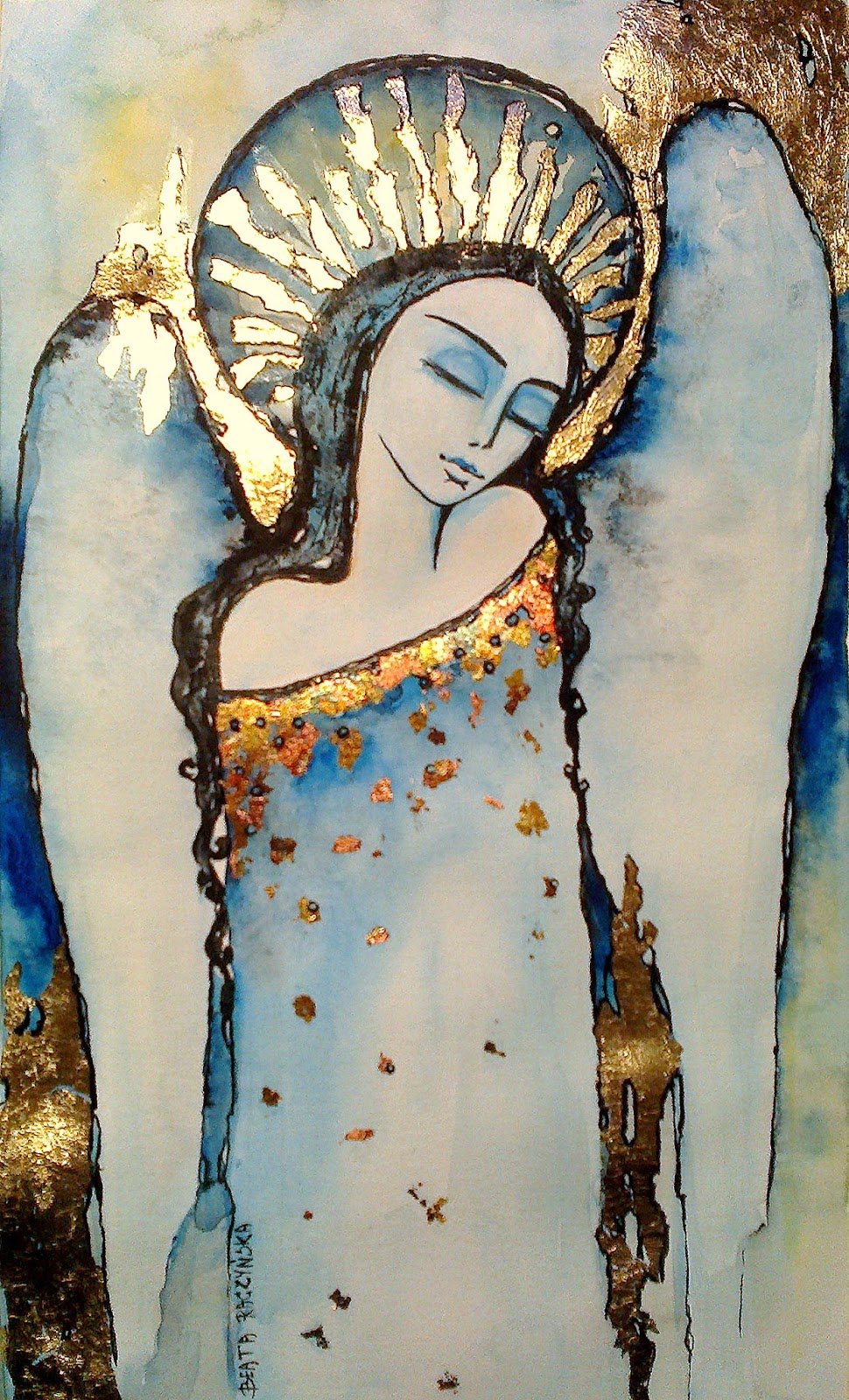 Moje malowanie... : anioly