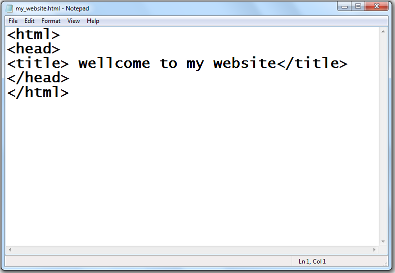 Web Design : How To Create Web Page TITLE