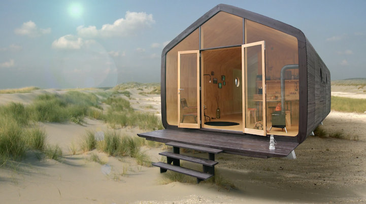 Shedworking: Wikkelhouse: Garden office made out of recycled cardboard