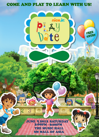 Nick Jr. Playdate in SM Mall of Asia today
