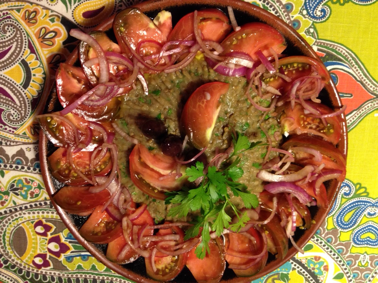 The Singing Fork: Bulgarian Eggplant Spread (Kiopoolu)