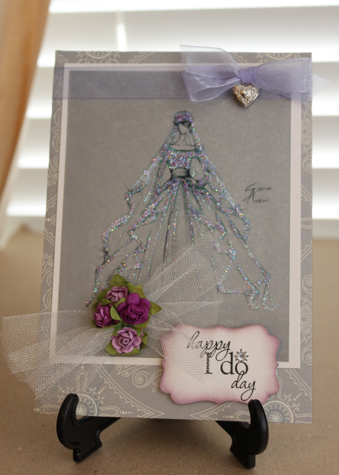 Taste Of Craftiness: Glitter and Computer Grafix Paper