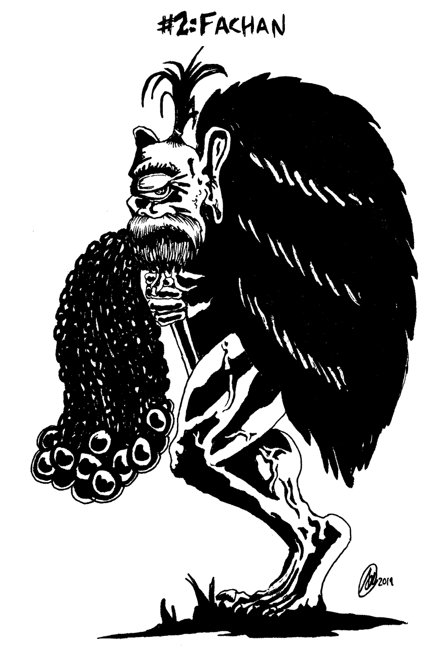 The Blog That Time Forgot: BeastieScotInktoberFest: #2 - Fachan