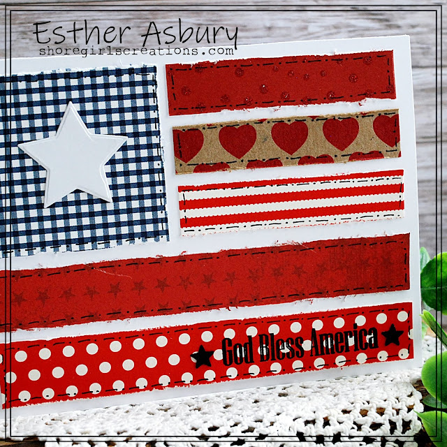 Shoregirl's Creations: The Card Concept - Red, White, and Blue