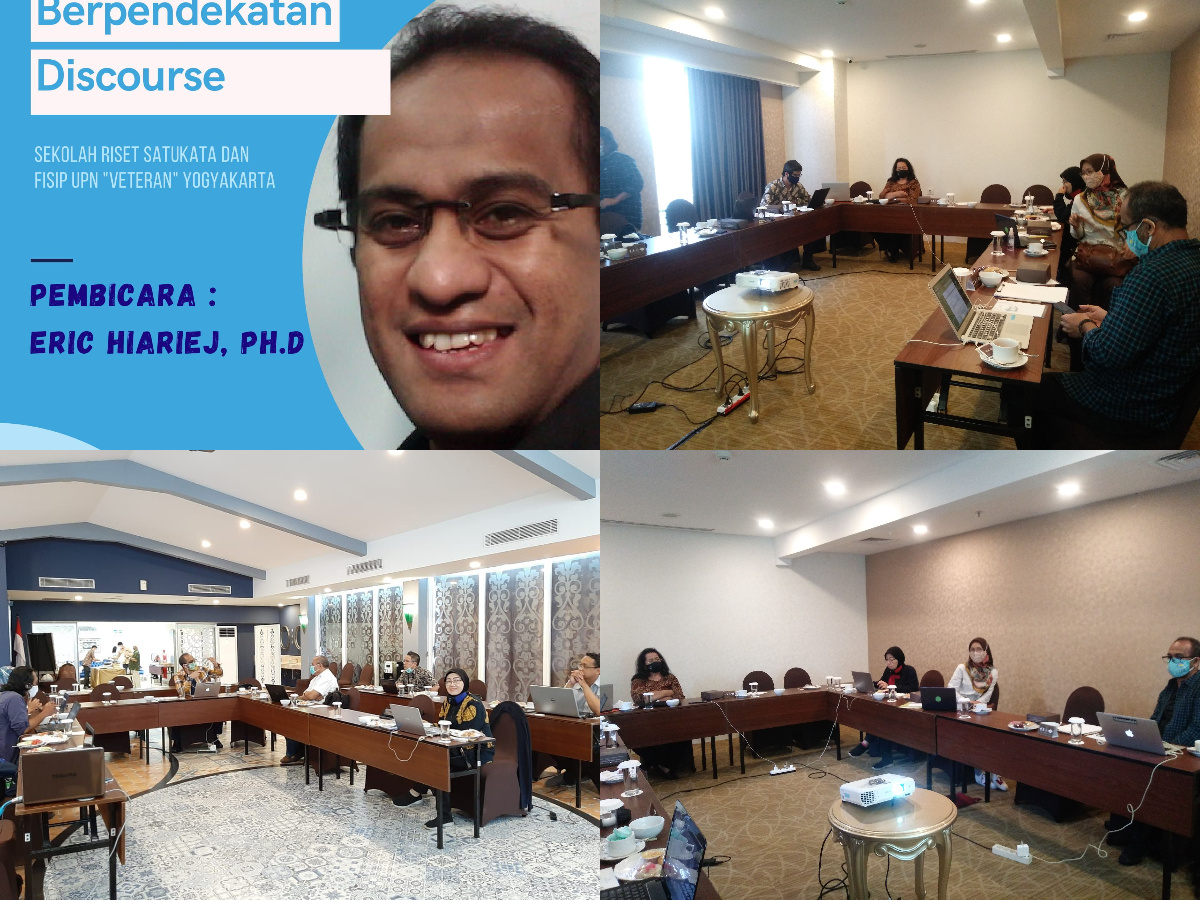 Sekolah Riset Berpendekatan Discourse - Sekolah Riset Satukata