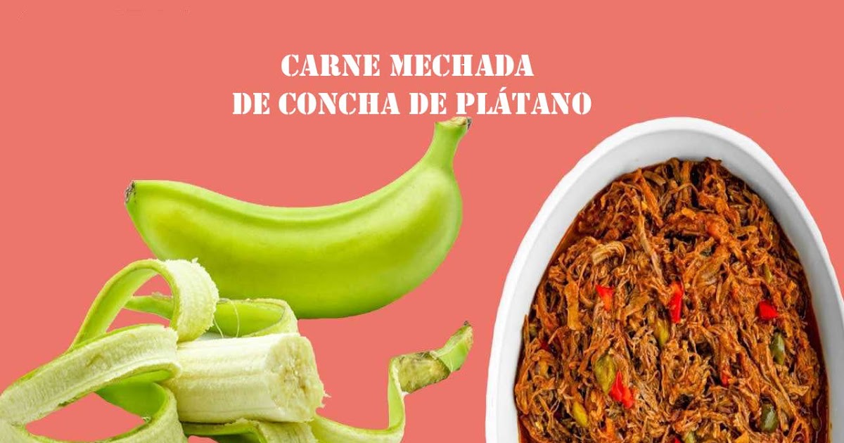 Convierte la concha de plátano en carne mechada vegana. Aprende la receta