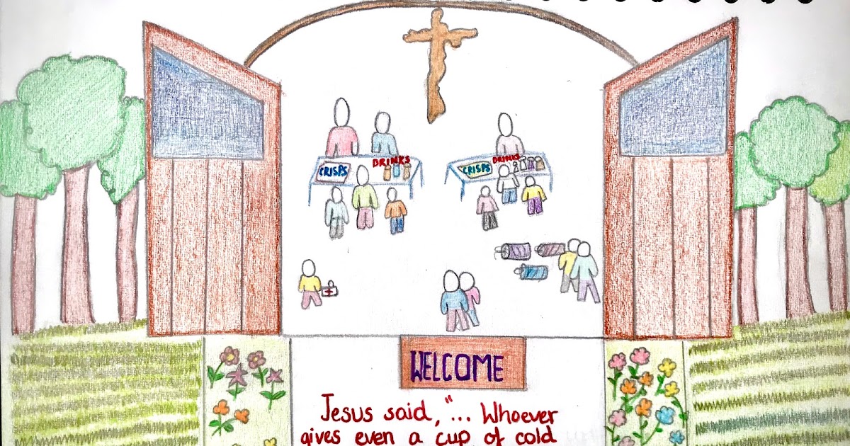 the pattas...: Drawing the Faith: Welcoming Church with little acts of love