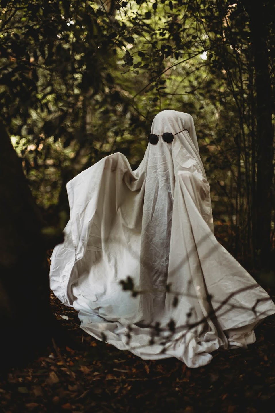 A TIK TOK INSPIRED GHOST PHOTOSHOOT | The littlest darlings