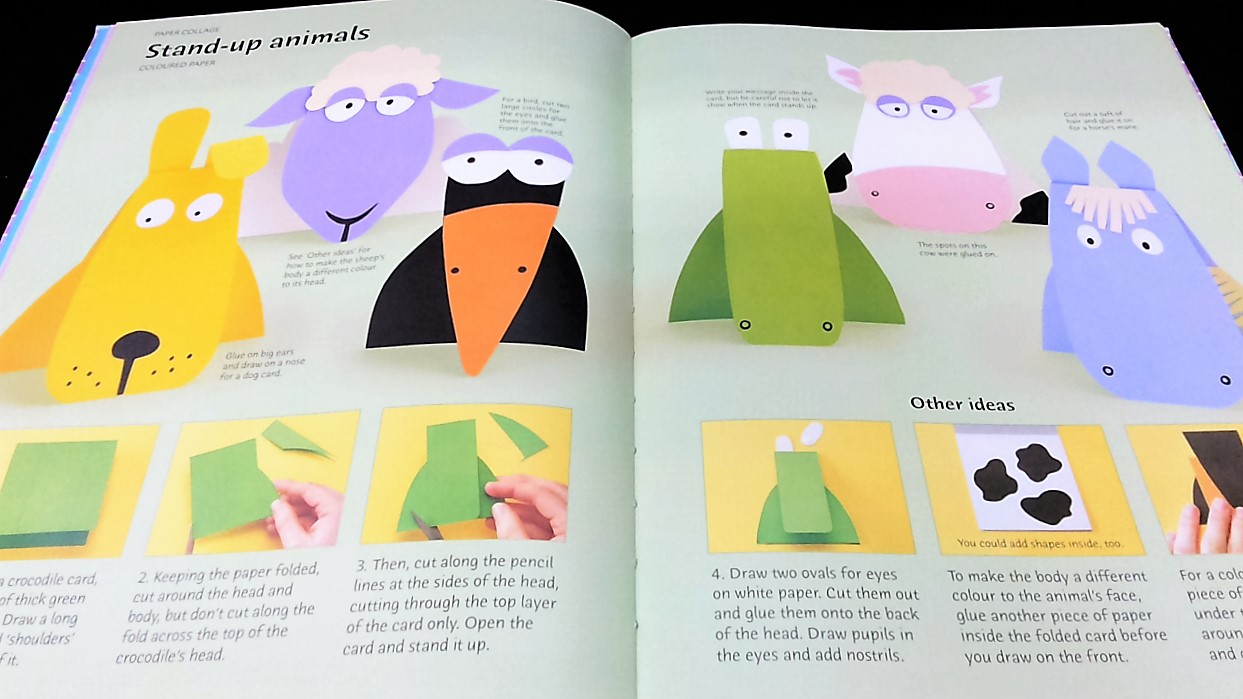 Kid Books Blog: 651.Making Card : Usborne Art IDeas