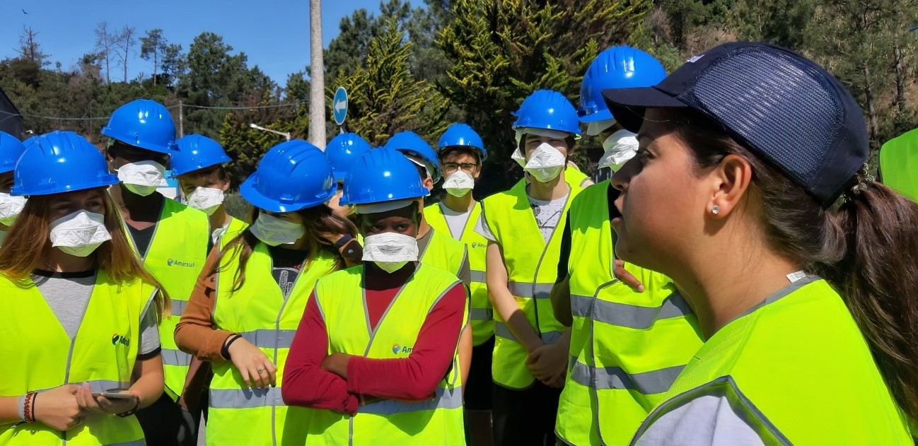 ESA Notícia: Reportagem sobre a visita à AMARSUL