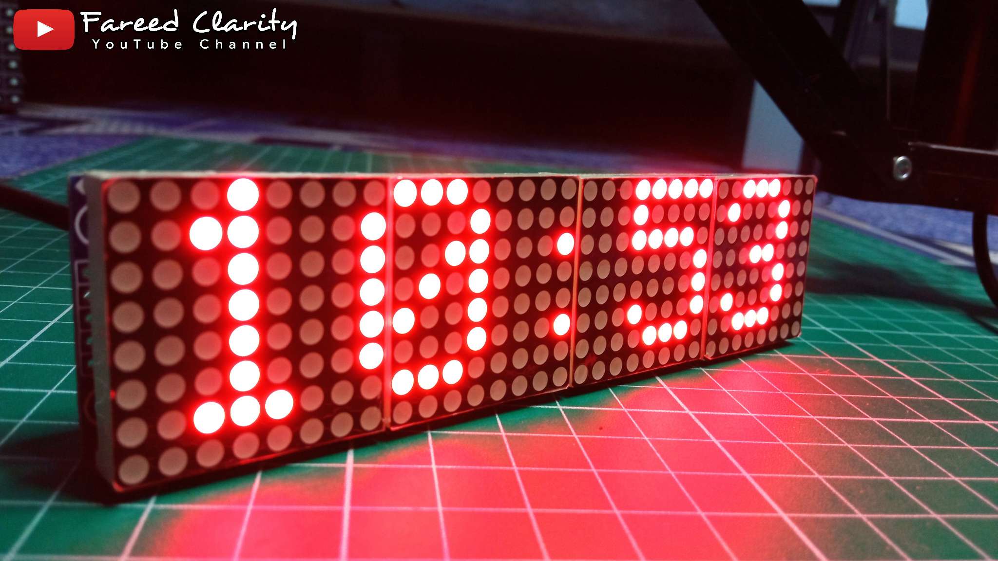 Membuat Jam Digital display dot matrix max7219 Keren untuk dikamar atau ...