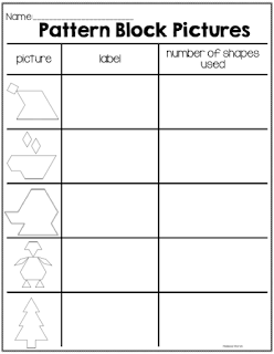 Ms. Moran's Kindergarten: Hands on Math with Winter Pattern Blocks and ...
