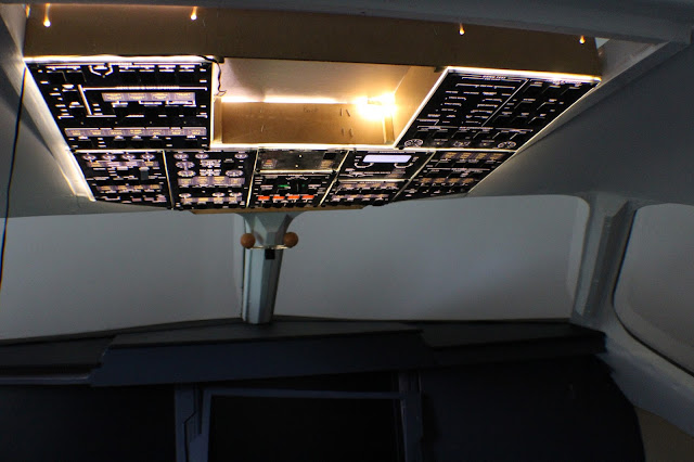 BAE 146 - Home Built Flight Sim: Overhead Panel - Finally There. Screen ...