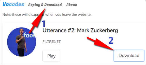 Vocodes: Simulez la voix de célébrités | FILTRENET