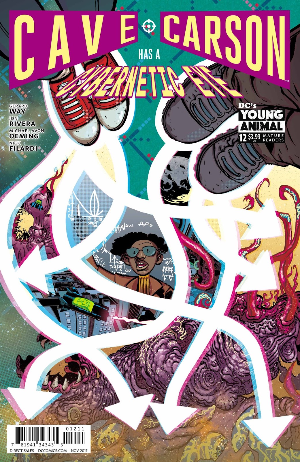 Weird Science DC Comics: Cave Carson Has a Cybernetic Eye #12 Review ...