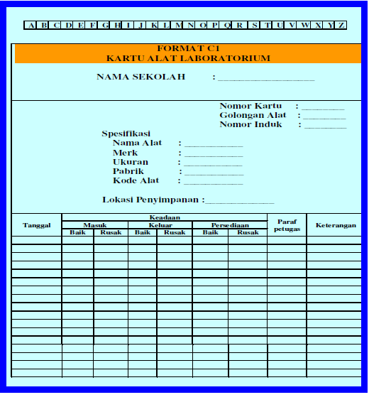 PENGELOLAAN LABORATORIUM KIMIA: ADMINISTRASI LABORATORIUM