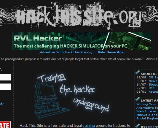 Top 5 website for learn hacking like a pro - Pc tricks