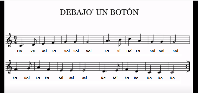 Conectados en primaria: Debajo de un botón -ton- ton