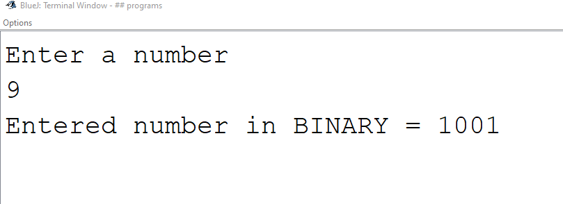 JAVA : PROGAMMING SOLUTION: Write a program to input a number in ...