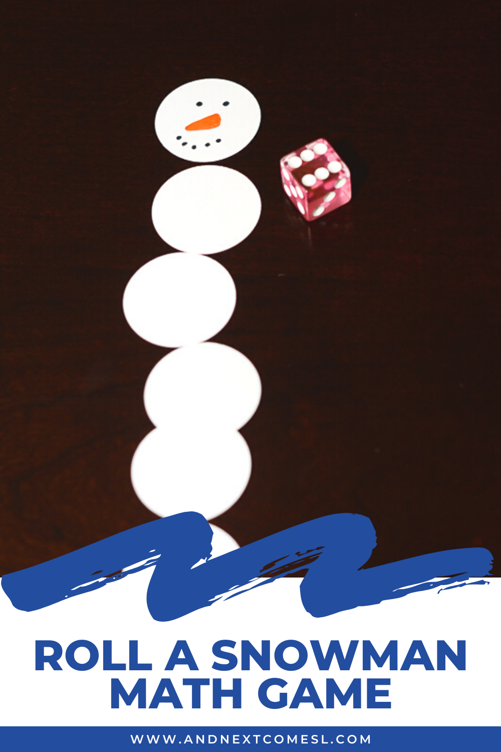 Roll a Snowman Math Game | And Next Comes L - Hyperlexia Resources