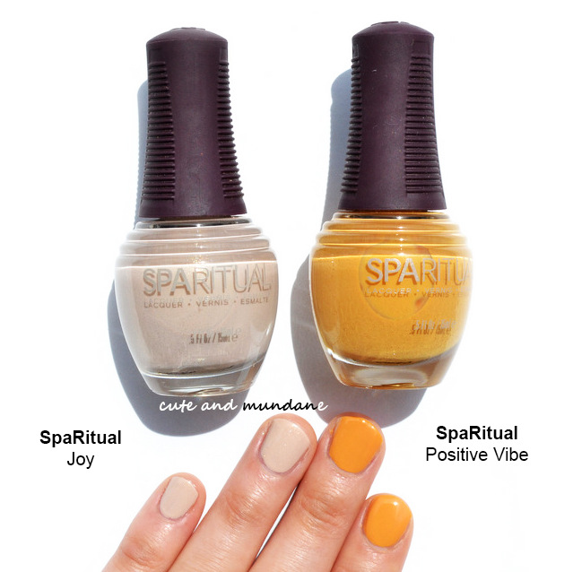 Cute and Mundane: SpaRitual Reflect nail lacquer collection review ...