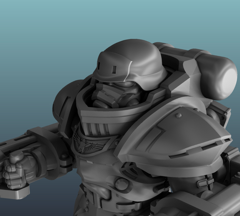 DREAMFORGE-GAMES: Eisenkern Heavy Trooper (Preview) 28-32mm miniatures