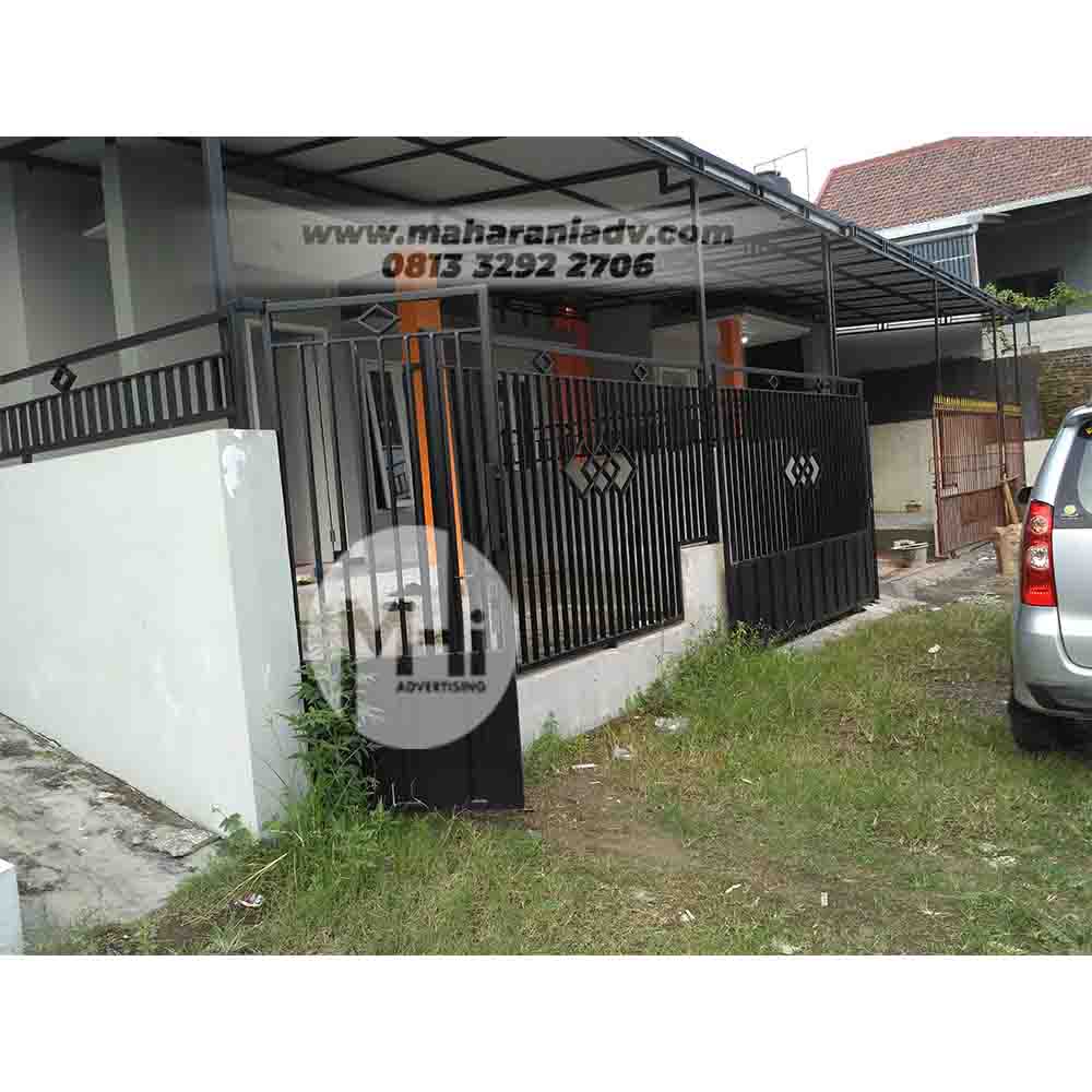 Pemasangan ACP (Aluminium Composite Panel) - Pagar - Kanopi