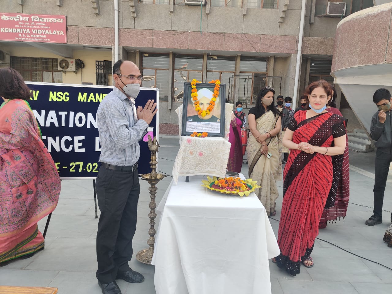 LIBRARY KV NSG MANESAR: CELEBRATION OF NATIONAL SCIENCE DAY 2021