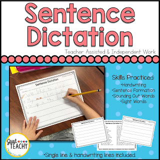 Sentence Dictation | Just Teachy