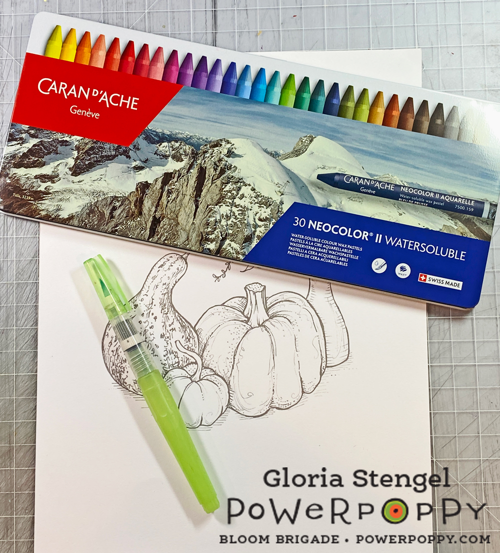 Power Poppy - The Blog: Inspire Me Monday - Water Soluble Crayons