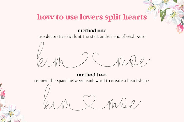 25+ Fonts with Hearts In the Middle (And How to Use Them in Silhouette ...