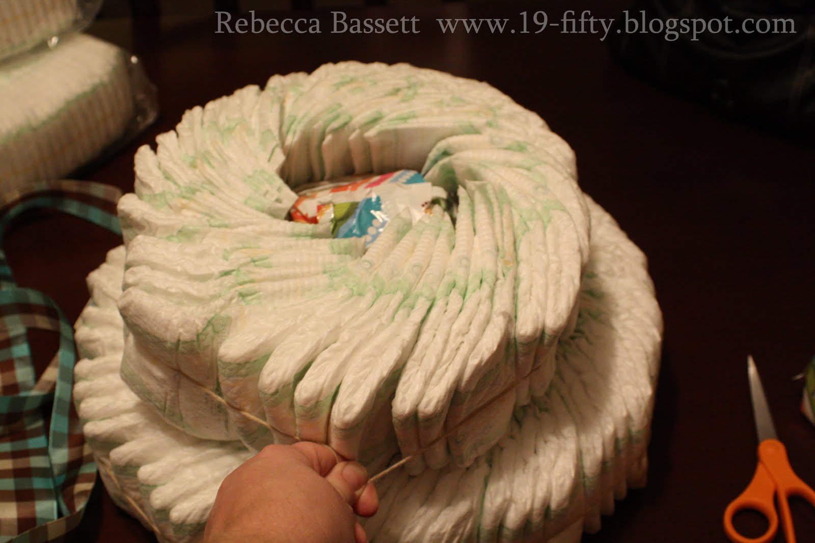 19-fifty: How To Make A Diaper Cake