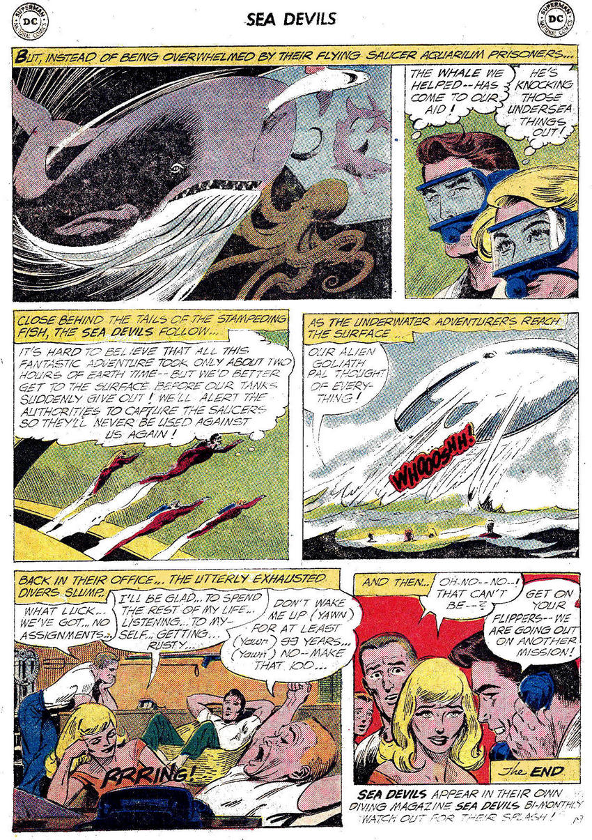 Pappy's Golden Age Comics Blogzine: Number 1648: Sea Devils, alien ...