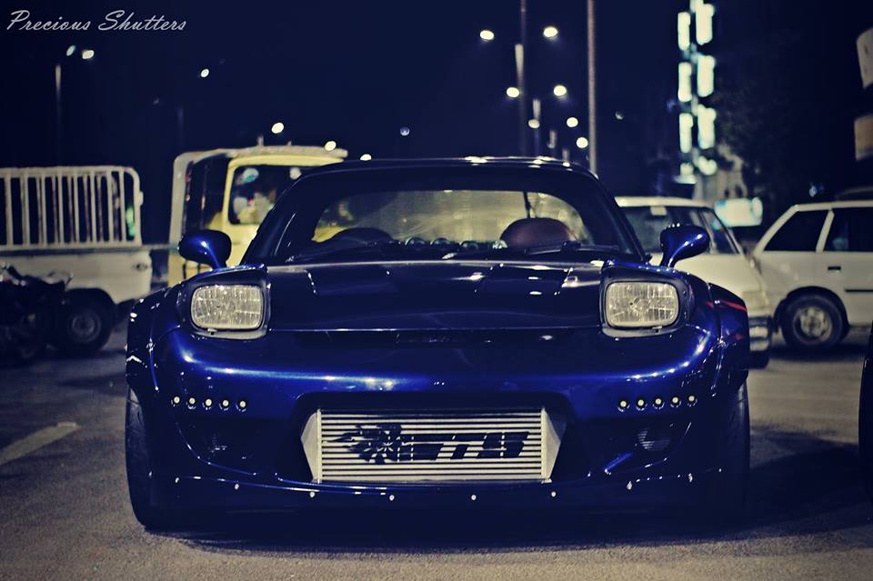 MODIFIED CARS OF PAKISTAN: Wide Body Mazda Rx-7 From Karachi