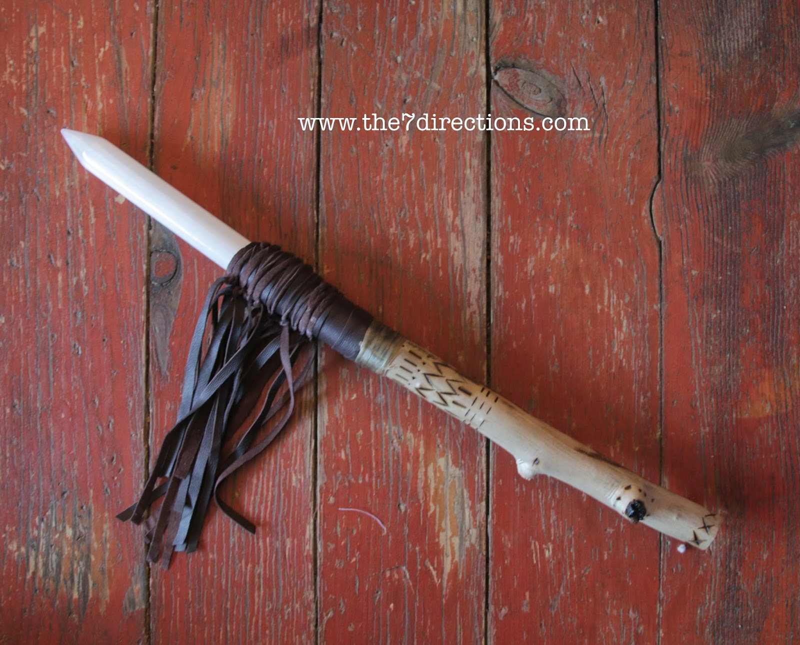 The 7 Directions: Spirited - A new talking stick made of drift wood