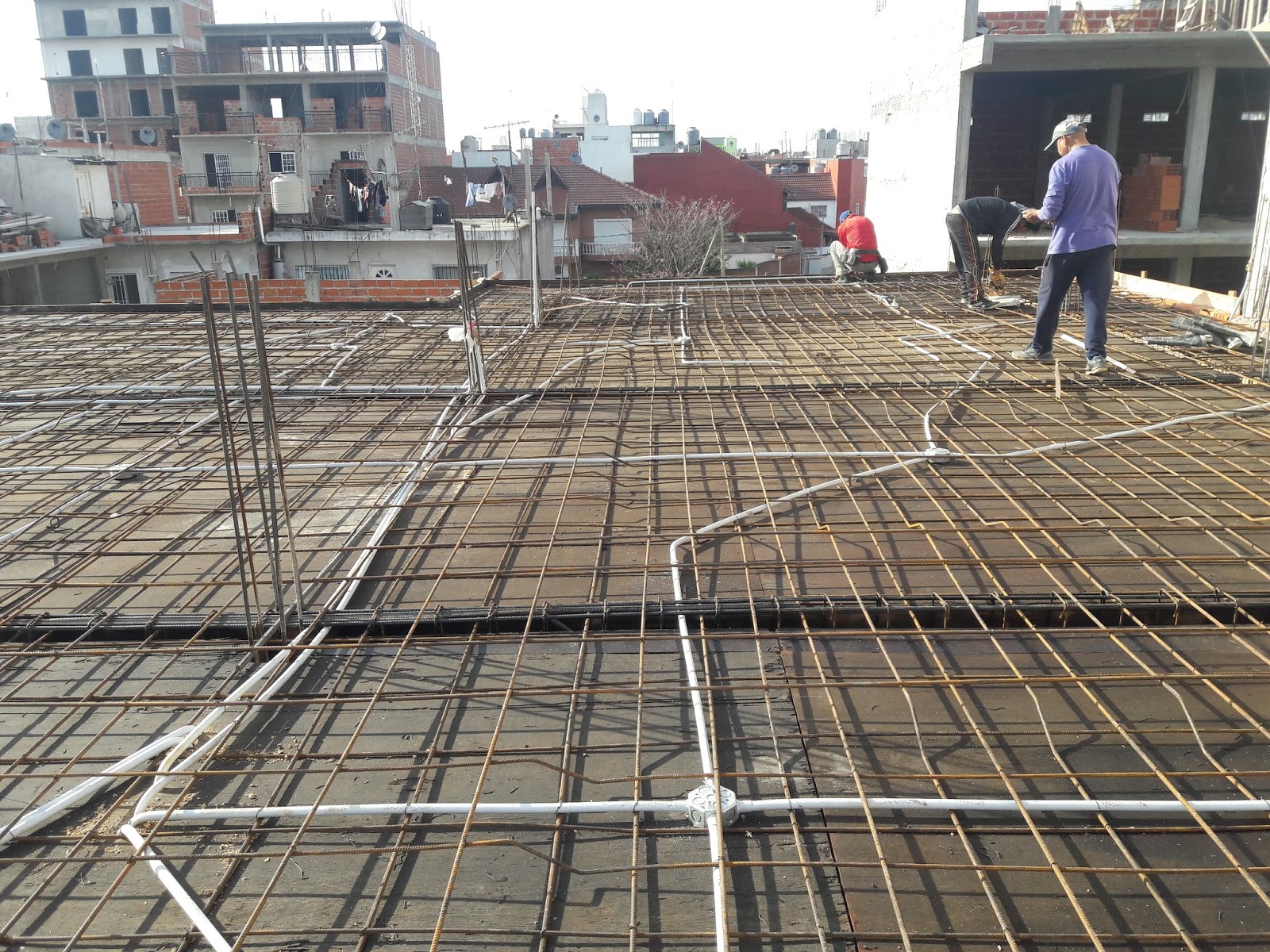 Instalaciones en techos de loza. - Garcia Instalaciones