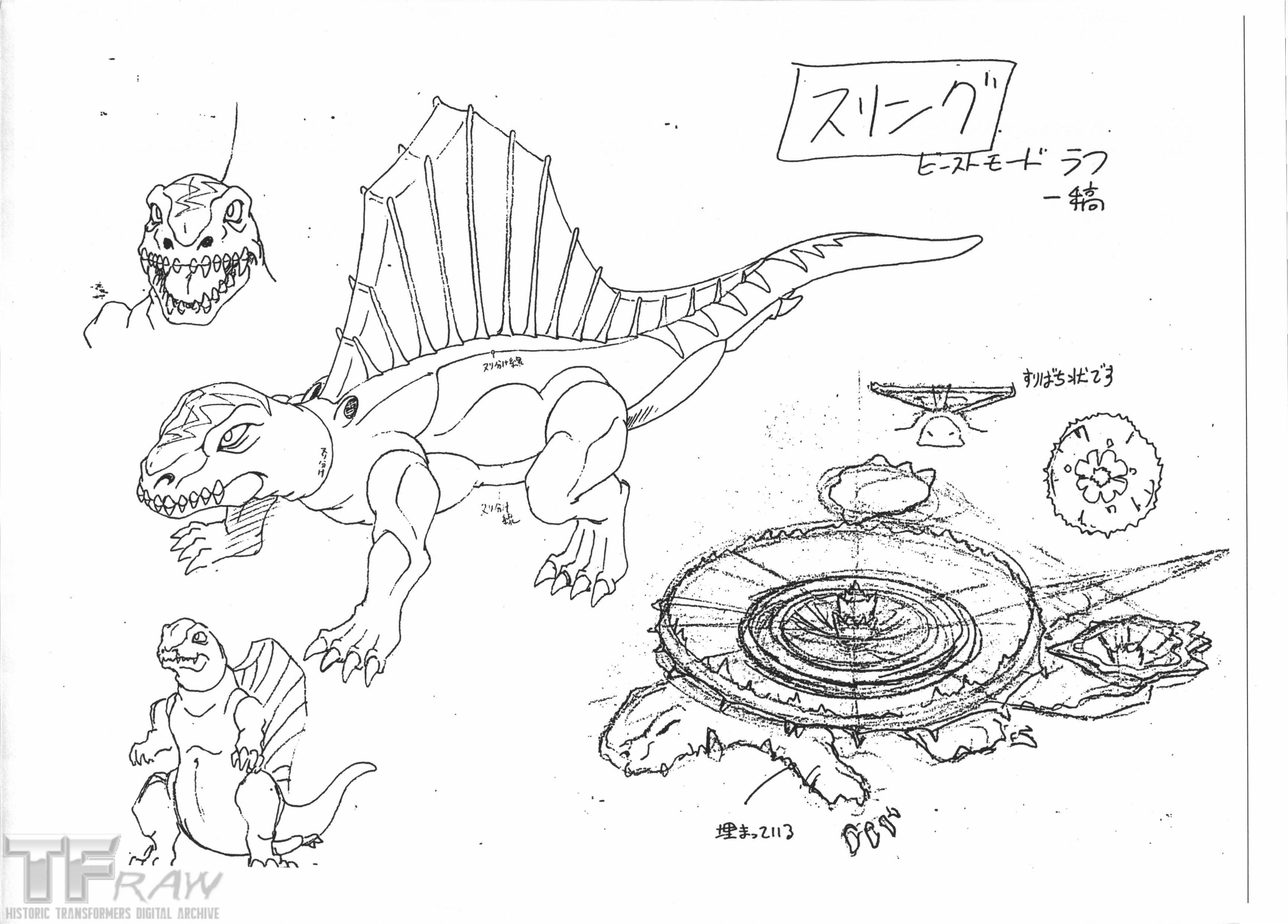 Beast Wars Neo Model Sheets