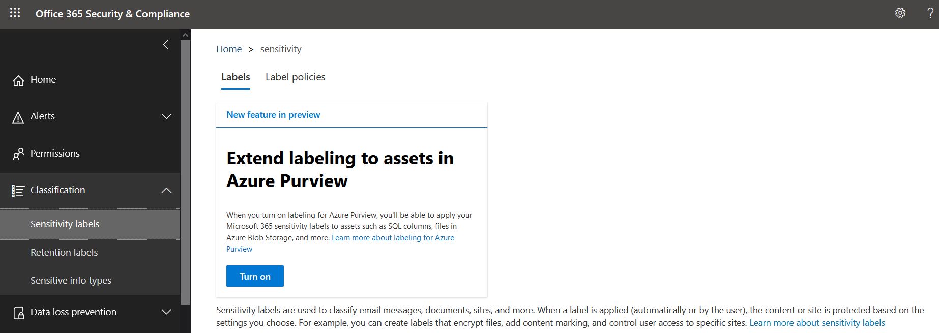 Azure Information Protection (AIP) classic client and Label Management ...