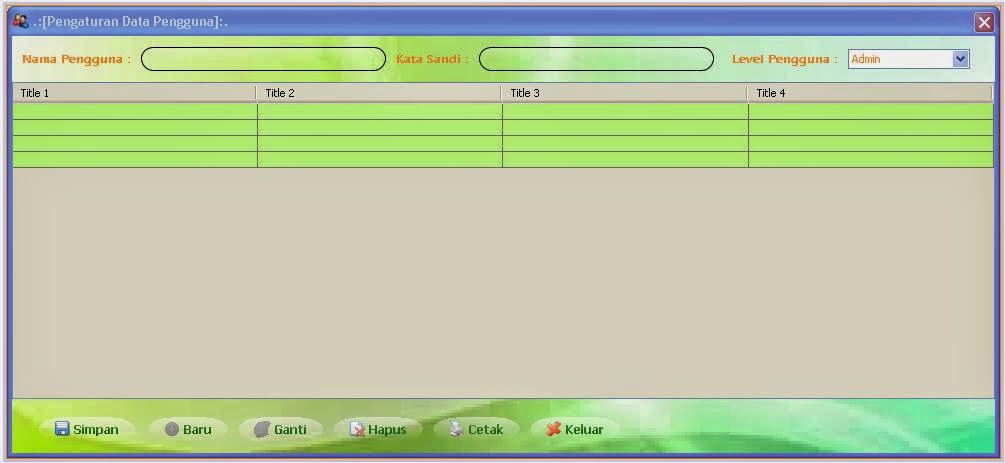 Mempercantik design tampilan jTable pada java swing desktop