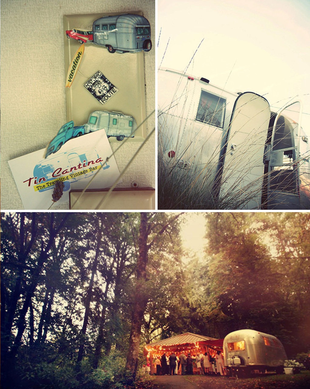 Add a Little Sparkle: Retro Trailer Park Wedding