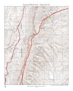My adventures: Pinhoti trail, maps.